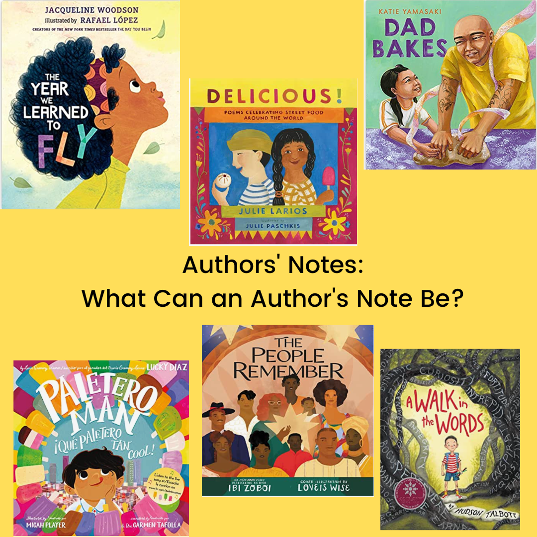 Franki’s Weekly Text Set: What Can an Author’s Note Be? – A(nother ...