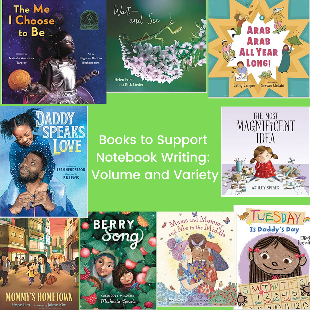 Franki’s Weekly Text Set: Books to Support Notebook Writing-Volume and ...