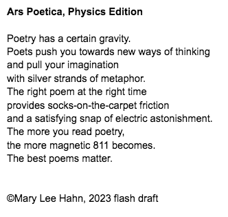 Poetry Friday: Physics – A(nother) Year of Reading